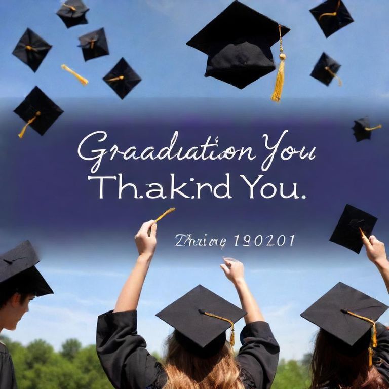 Graduation thank you quotes and sayings